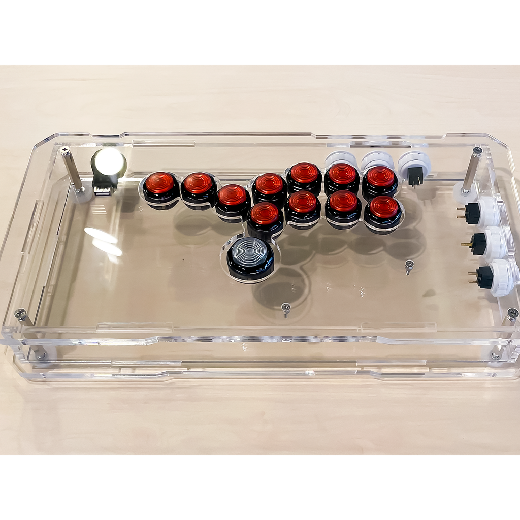 ZERO TWO STICKLESS [All-Button] Rev2 Clear Case Kit – Akecon-アケ魂-