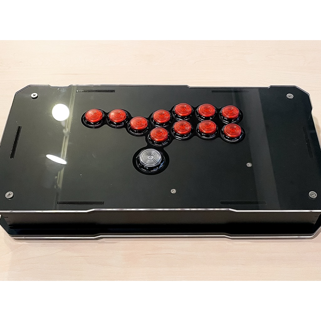 ZERO TWO STICKLESS [All-Button] Rev2 Clear/Matte Black Case Kit – Akecon-アケ魂-