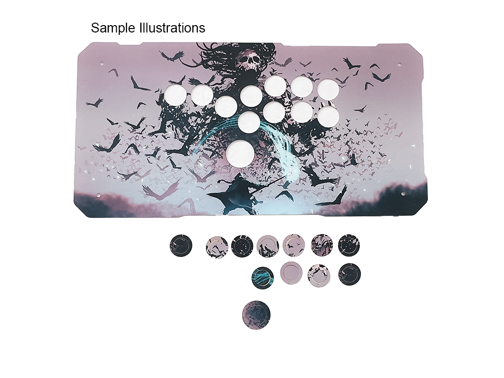 Artwork Print & Cut / ZERO TWO STICKLESS [All-Button] – Akecon-アケ魂-