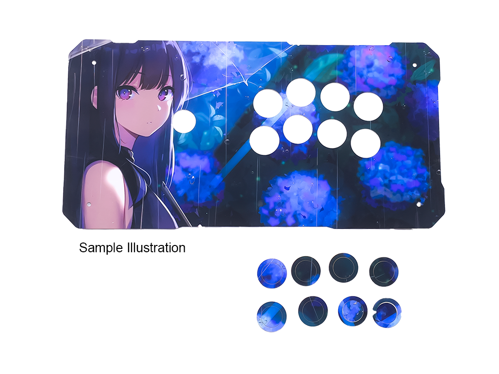 Artwork Print & Cut / ZERO TWO FIGHTSTICK NOIR – Akecon-アケ魂-
