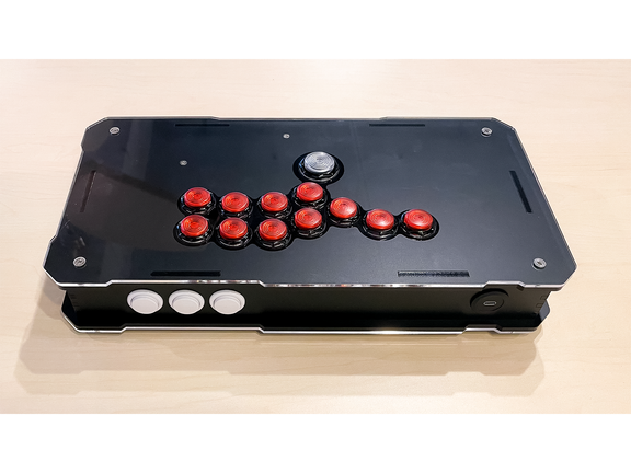 ZERO TWO STICKLESS [All-Button] Rev2 Clear/Matte Black Case Kit – Akecon-アケ魂-