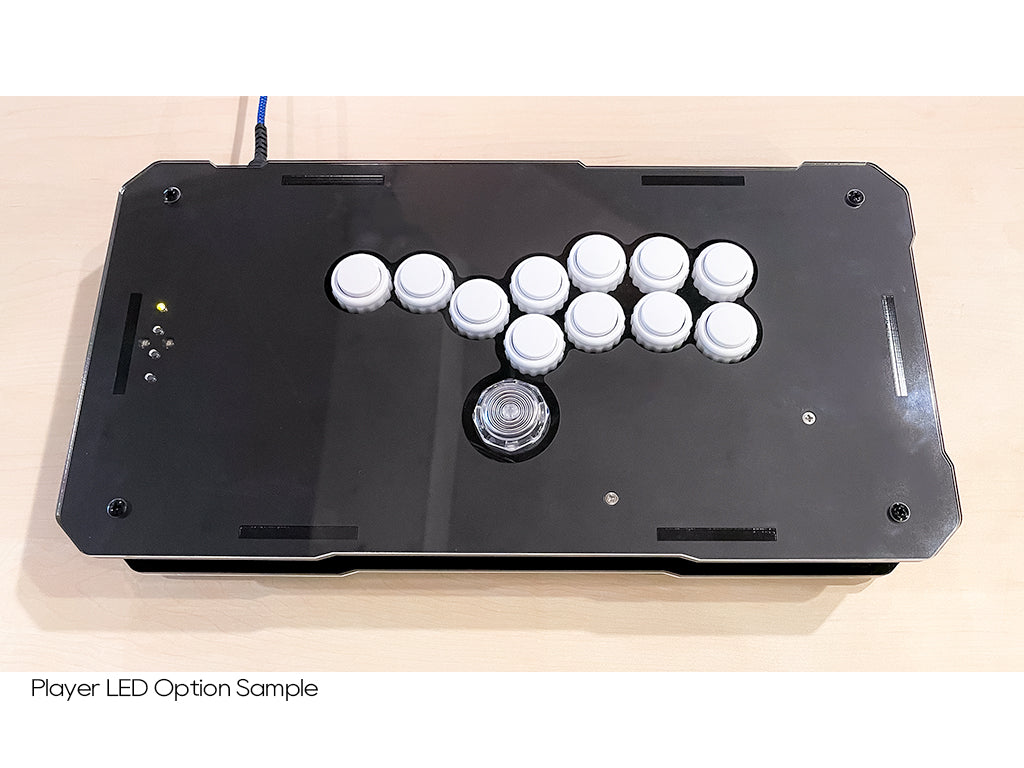 ZERO TWO STICKLESS [All-Button] Rev2 Clear/Matte Black Case Kit – Akecon-アケ魂-